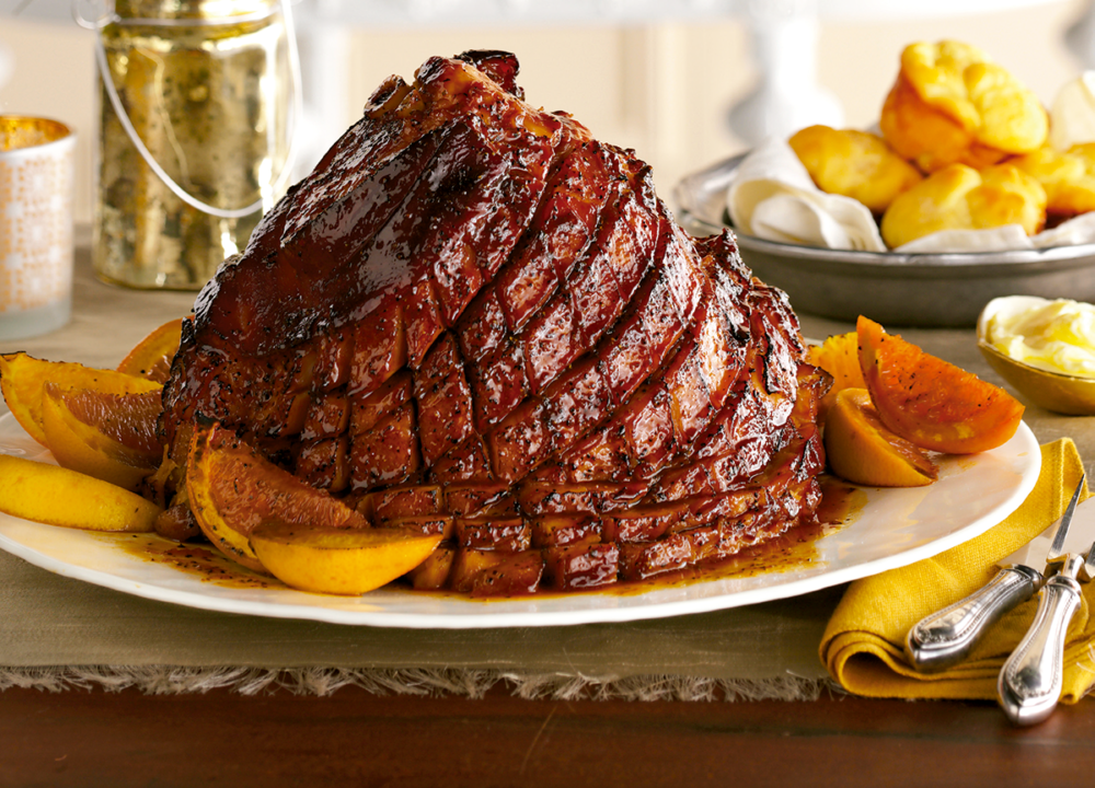 Haz que tu cena tenga mucho sabor con un jamón glaseado de cítricos ...